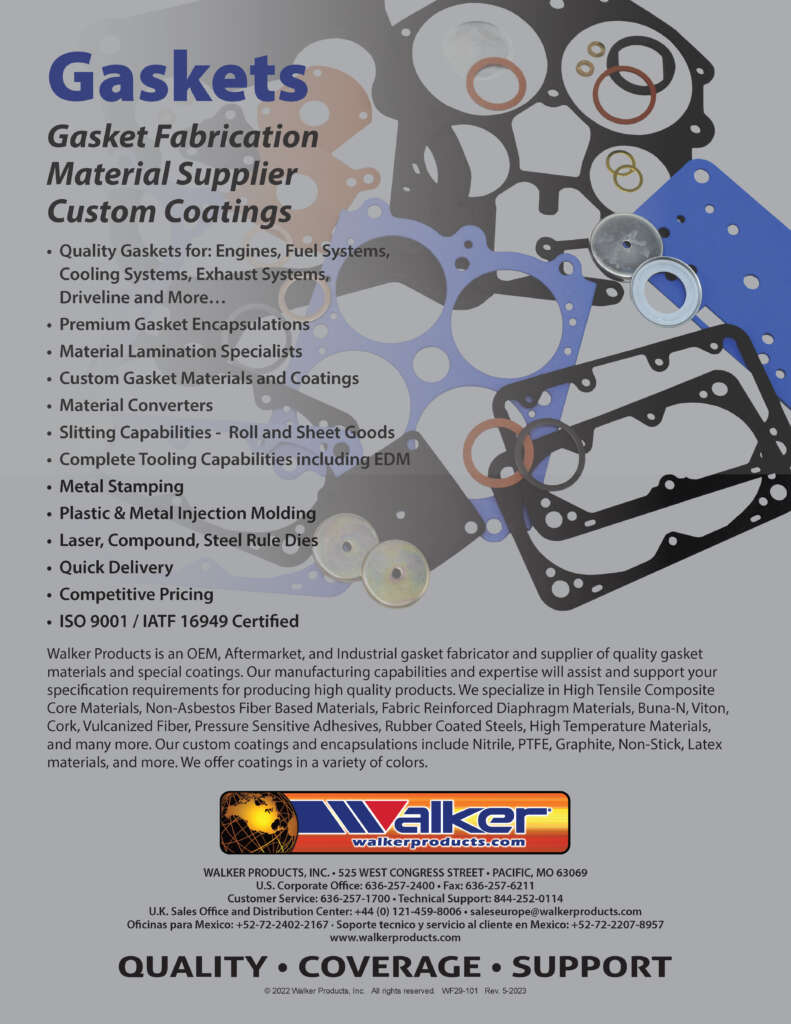 Gaskets - Walker Products