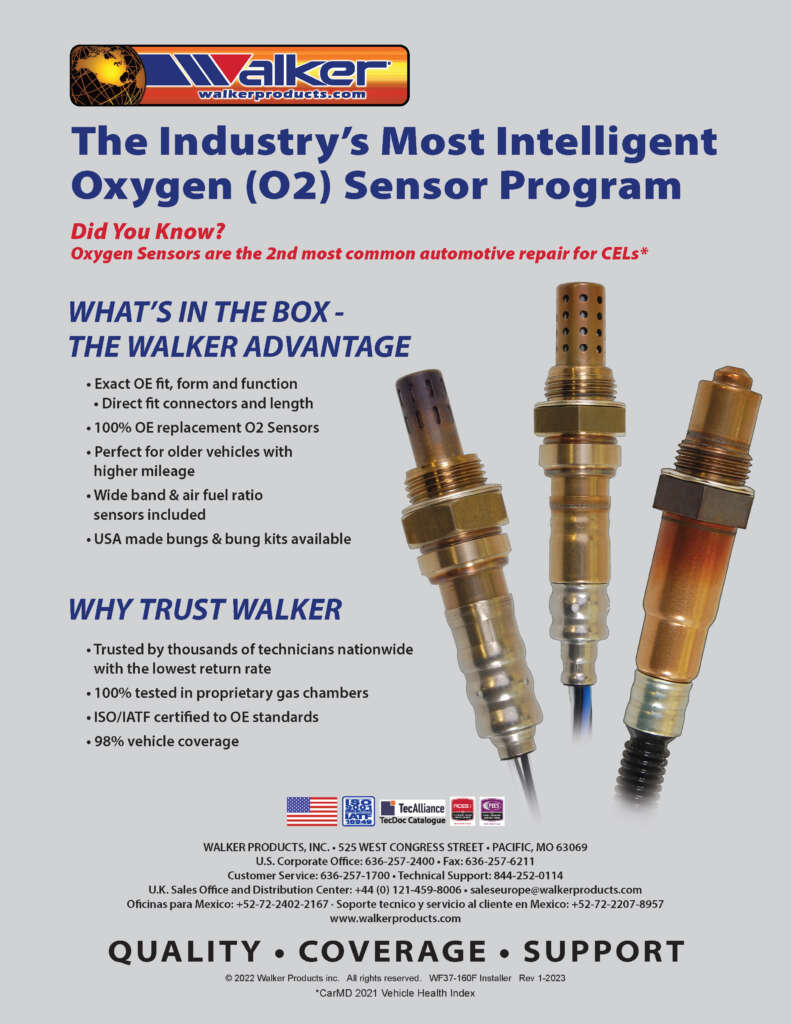 Automotive Oxygen Sensors (O2), Bung & Plug Kits - Walker Products